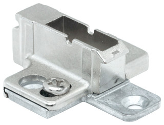 Blum 9mm Die Cast Frameless Clip 2-Piece Mounting Plate, System Screw ...