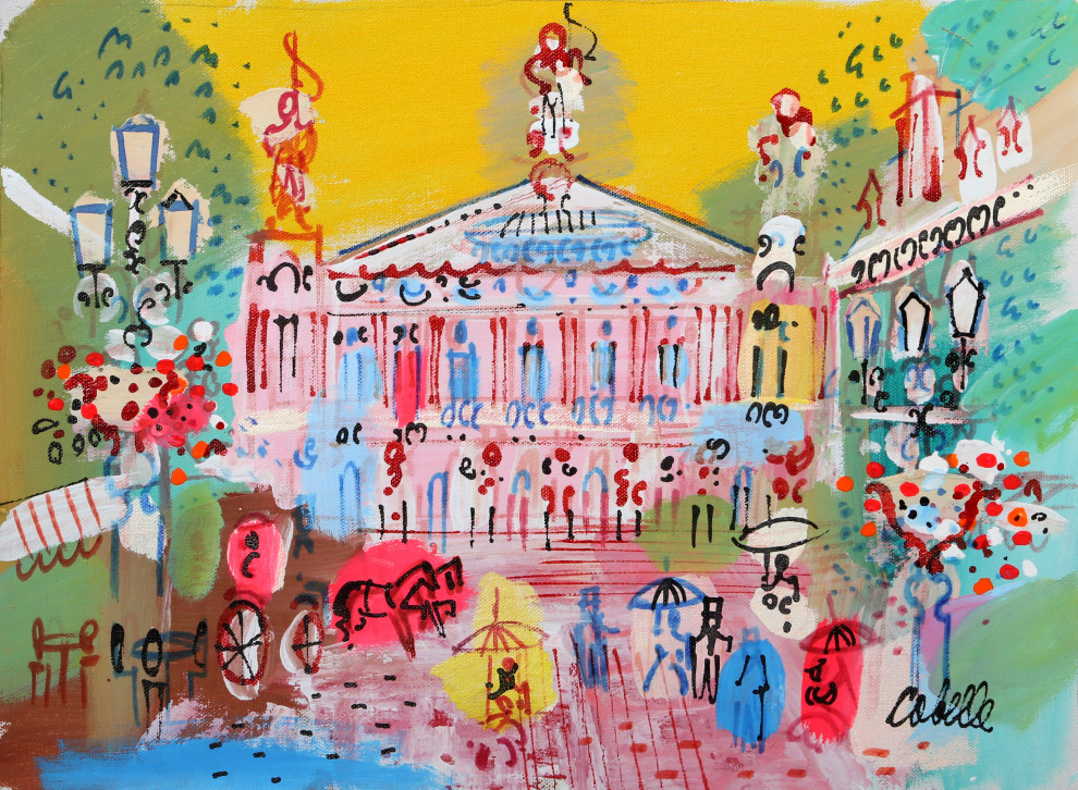 Pantheon 2, Charles Cobelle, 12x16 - Contemporary - Paintings - by ...