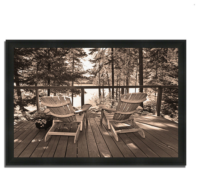 "At The Lake", Framed Photograph Print, Ready To Hang - Contemporary ...