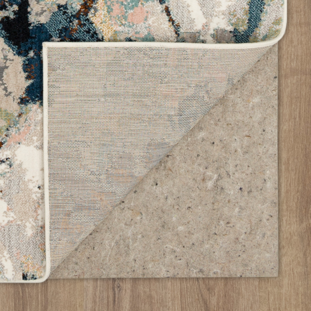 Karastan Eroded Diamonds Alabaster Area Rug, 8'x10' - Contemporary ...