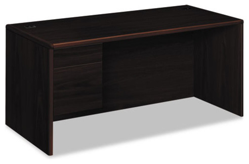 HON 10700 Series Single Pedestal Desk - Transitional - Desks And ...