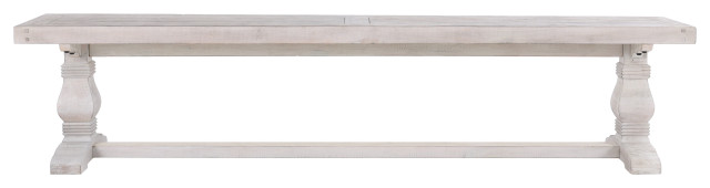 Quincy 83" Bench Nordic Ivory By Kosas Home - French Country - Dining ...