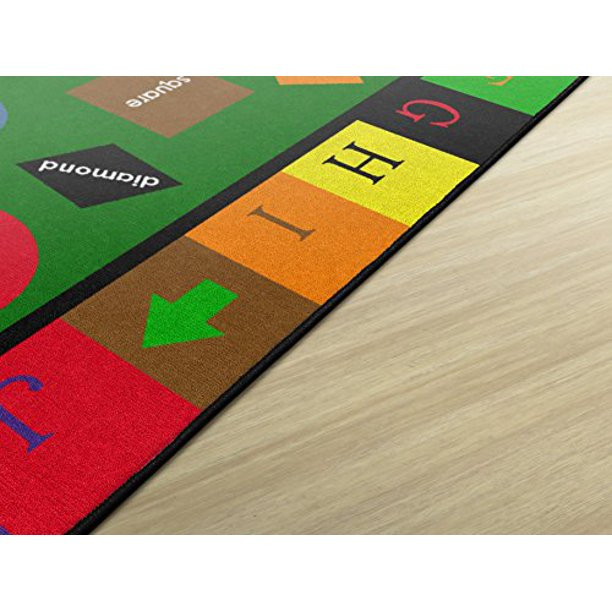 Flagship Carpets VA116-44A 7'6"X12' Simple Shapes Educational Rug ...