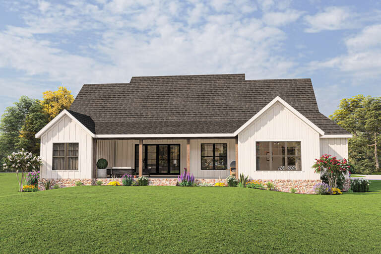 Modern Farmhouse Plan 009-00316 - Farmhouse - Porch - Atlanta - by ...