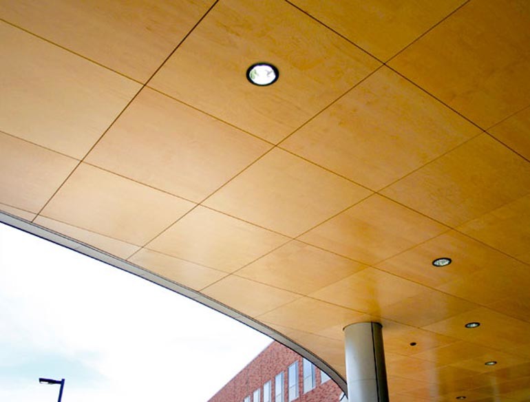 Rulon Suspended Wood Ceilings | Shelly Lighting