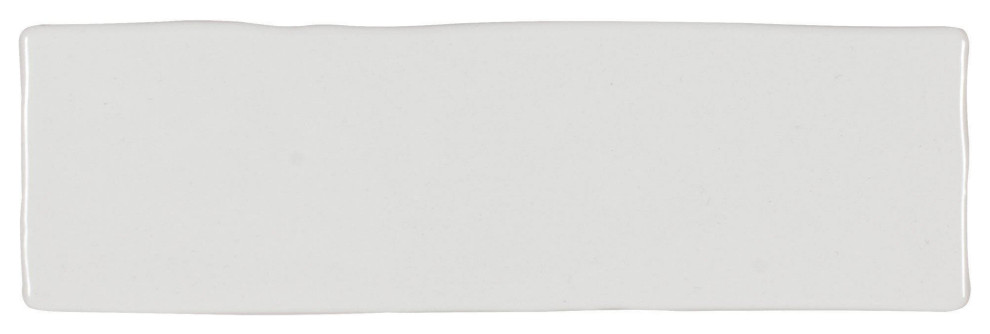 MTO0124 Classic 2X8 Subway White Glossy Ceramic Tile - Contemporary ...