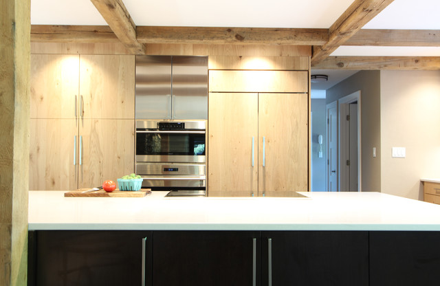 42" Subzero Refrigerator with Panels and Flush Inset Installation ...