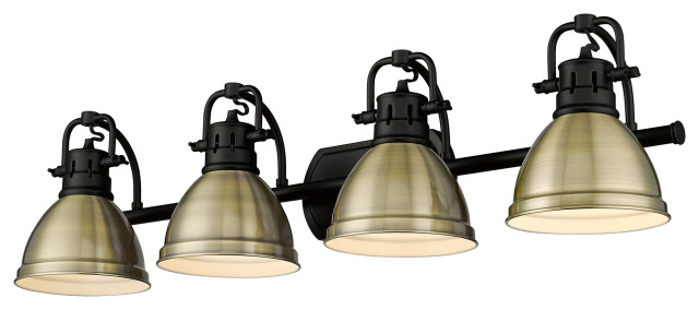 Golden Lighting Duncan 4-Light Bath Vanity - Traditional - Bathroom ...