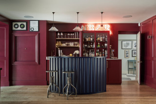 Home bar area, with full entertainment control, where else would you ...