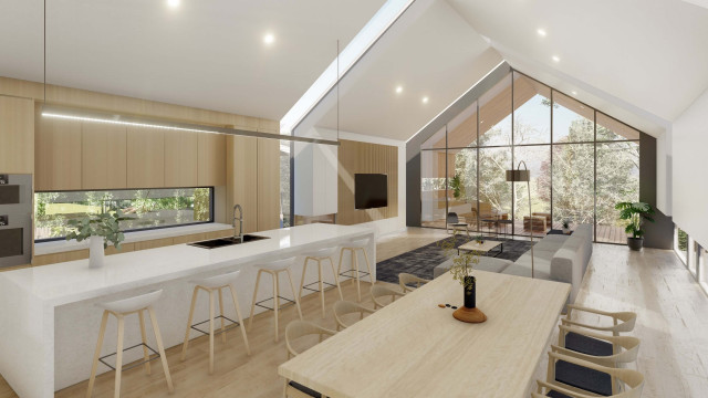 Scandinavian Modern Barn House - Scandinave - Cuisine - Melbourne - par ...