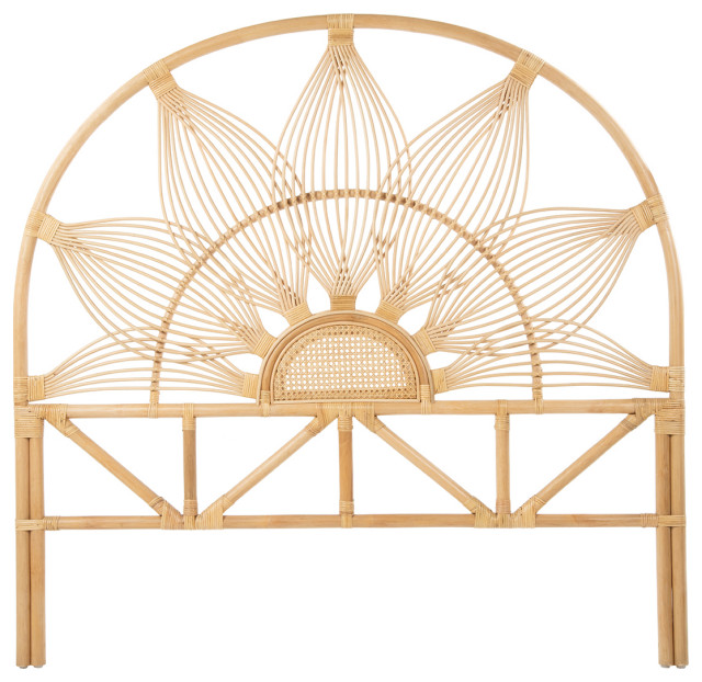 Sunflower Rattan Headboard - Tropical - Headboards - by KOUBOO | Houzz