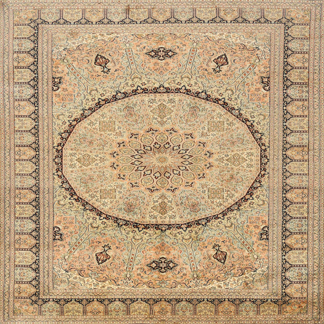 Ahgly Company Indoor Rectangle Traditional Area Rugs, 5' Square ...