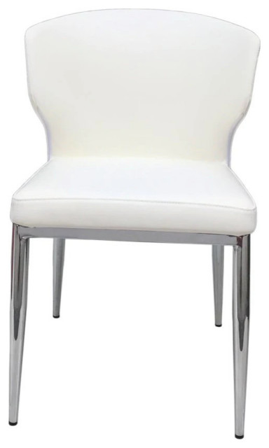Elisa Dining Chair, White - Midcentury - Dining Chairs - by Rustic Home ...