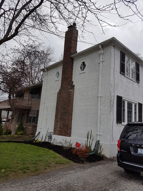 sideways house curb appeal