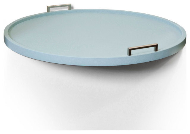 Dann Foley Faux Shagreen Tray - Contemporary - Serving Trays - by ...