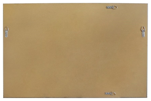 24" Rectangle Silver Beaded Frame Mirror - Transitional - Wall Mirrors ...