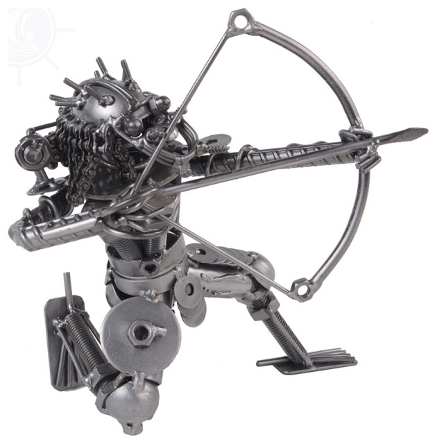 Metal Predator With Bow and Arrow Pose 2 - Industrial - Decorative ...