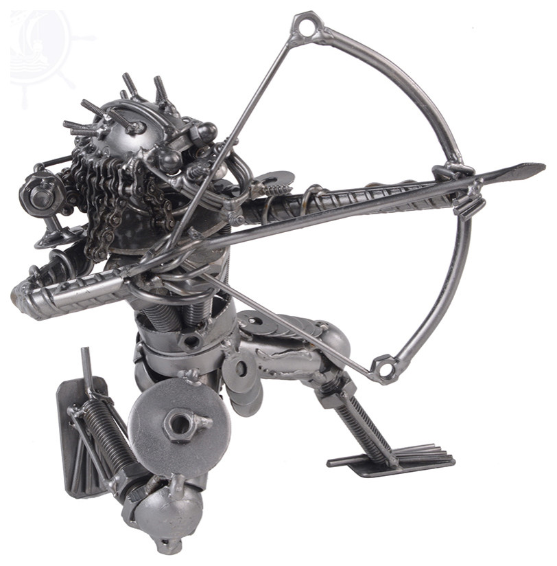 Metal Predator With Bow and Arrow Pose 2 - Industrial - Decorative ...