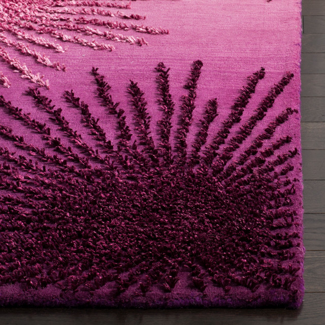 Safavieh SoHo Collection SOH712 Rug, 6' Square - Contemporary - Area ...