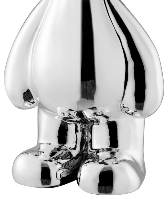 Chrome Futuristic Bunny Sculpture - Contemporary - Decorative Objects ...