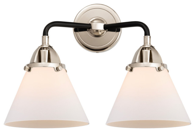 Large Cone Bath Vanity Light - Transitional - Bathroom Vanity Lighting ...