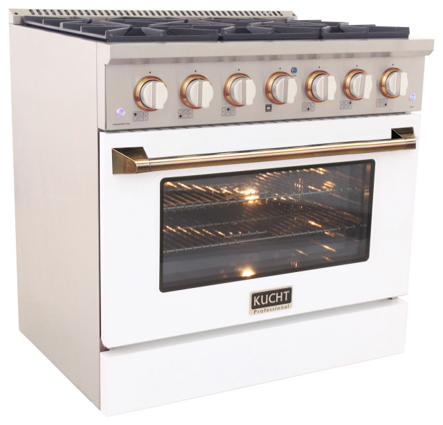 Professional 36" 5.2 cu. ft. Range Custom - Contemporary - Gas Ranges ...