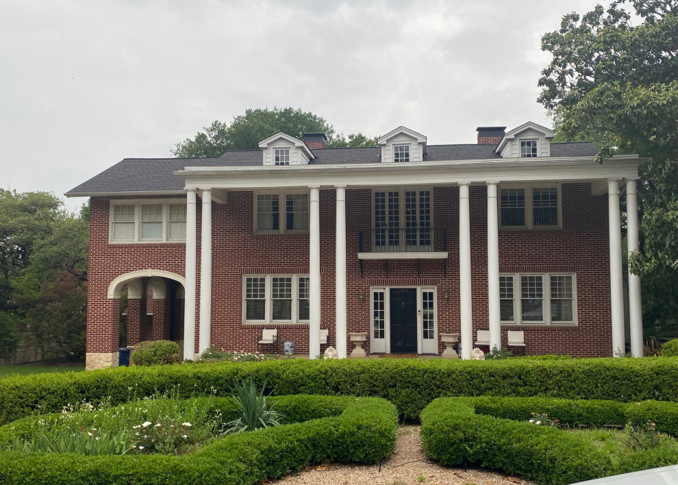 Suggestions for a white trim color for a red brick house?