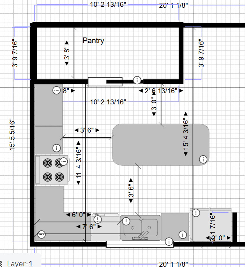 Kitchen/pantry layout help | Houzz Forum
