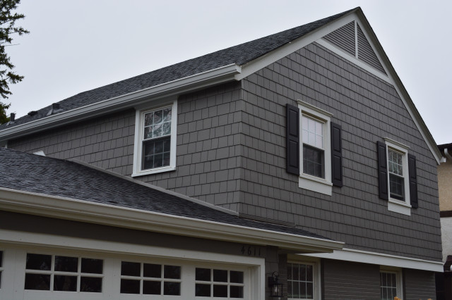 James Hardie Aged Pewter Shakes - Classique - Façade - Minneapolis ...