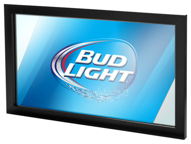 Bud Light Deluxe Mirror - Contemporary - Game Room Wall Art And Signs ...