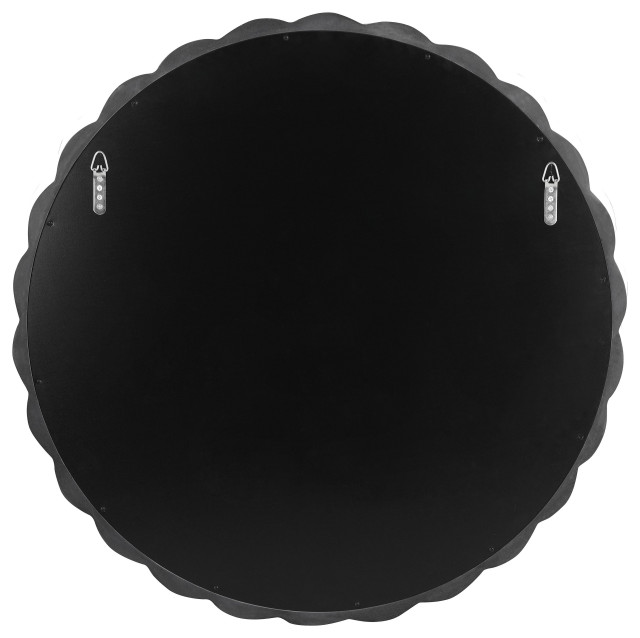 Agnes Wall Mirror, Round - Beach Style - Bathroom Mirrors - by TOV ...