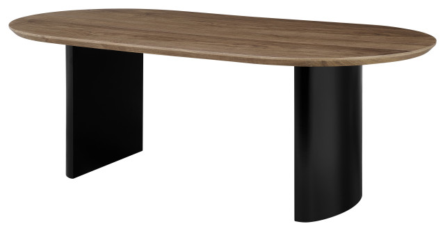 Conway 86.5" Oval Dining Table - Industrial - Dining Tables - by New ...