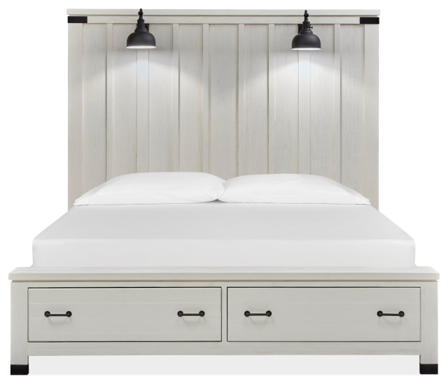 Complete Panel Storage Bed, Cal King - Farmhouse - Platform Beds - by ...
