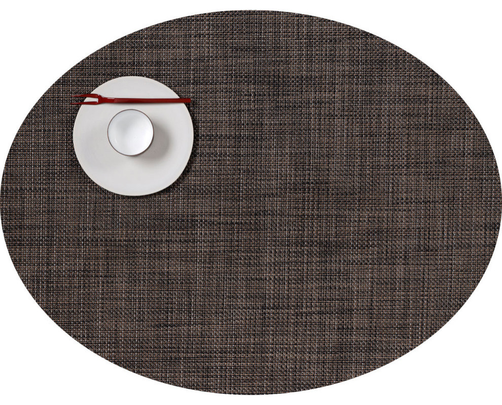 Minibasket Oval Table Mat - Transitional - Placemats - by Chilewich | Houzz