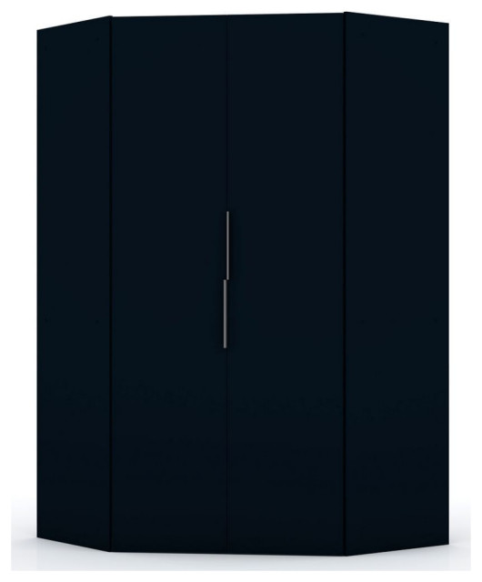 Mulberry Modern Corner Wardrobe Closet - Transitional - Armoires And ...