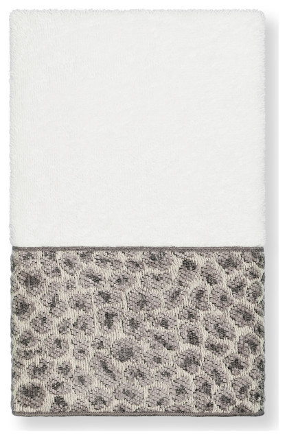 Linum Home Textiles Turkish Cotton Spots Embellished Hand Towel - Bath ...