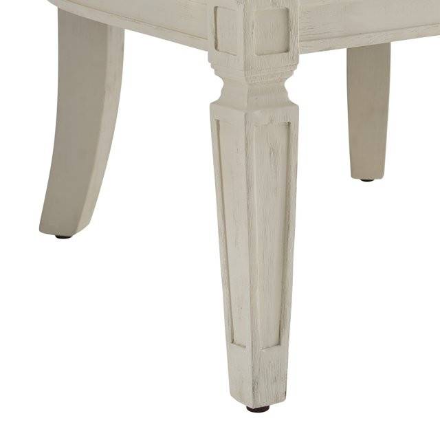 Whitewashed Barrel Rattan Cane Accent Chair with Padded Seat ...