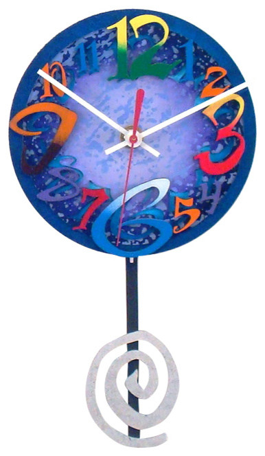 Time P Wall Clock - Contemporary - Wall Clocks - by david scherer | Houzz