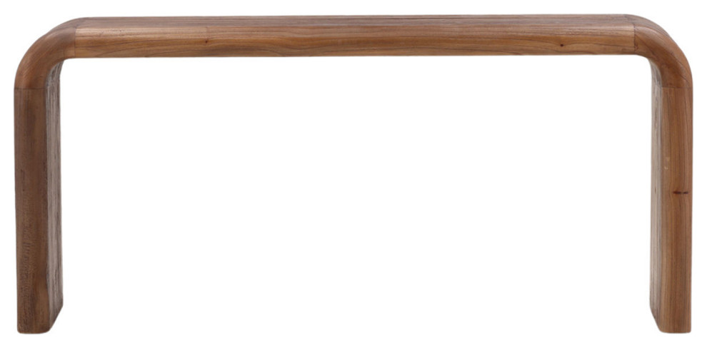 Chestnut Waterfall Console Table - Transitional - Console Tables - by ...