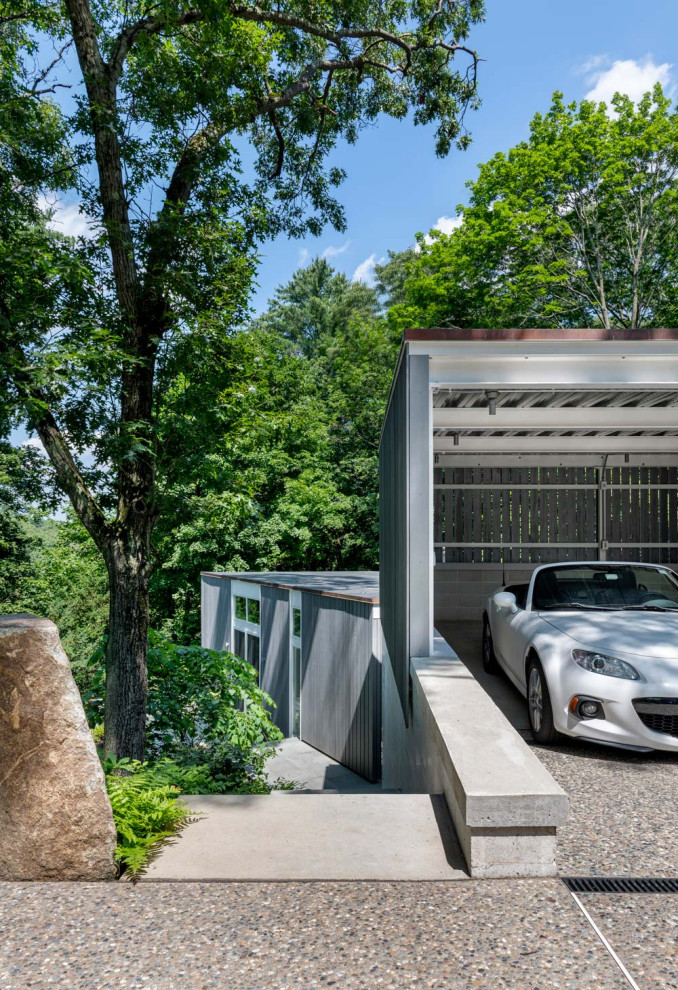 Swan Studio - Midcentury - Garage - Boston - by Flavin Architects | Houzz