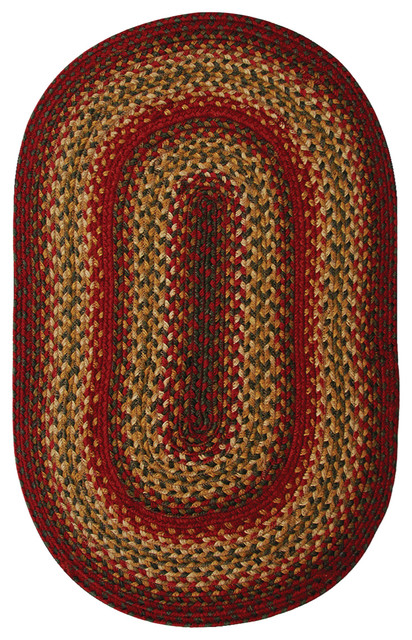 Homespice Decor Cider Barn Jute Braided Rug (Oval), 6' x 9 ...