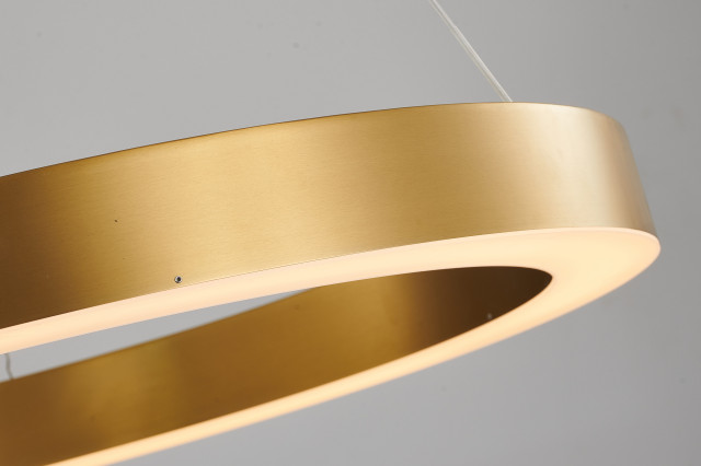 Halo LED Light Fixture, 26 - Modern - Pendant Lighting - by Design ...