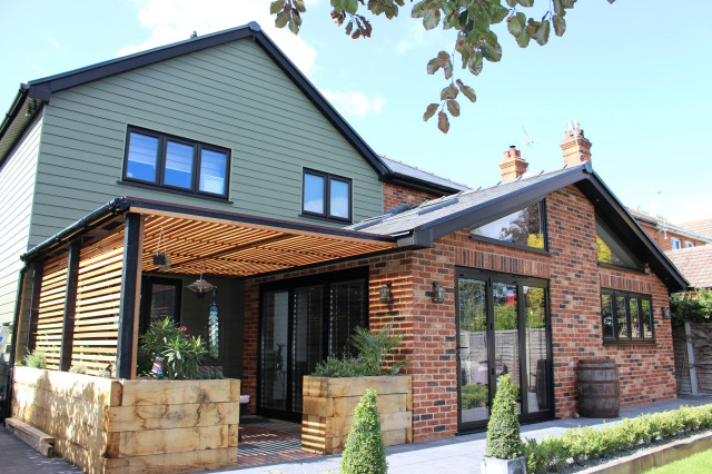 Industrial Chic Style Kitchen Extension - Industrial - House Exterior ...