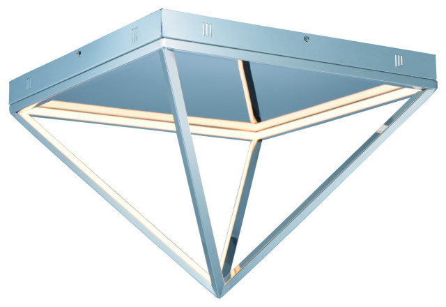 ET2 E20812PC LED Flush Mount Pyramid Polished Chrome - Modern - Flush ...