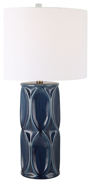Uttermost Sinclair Blue Table Lamp - Contemporary - Table Lamps - by ...