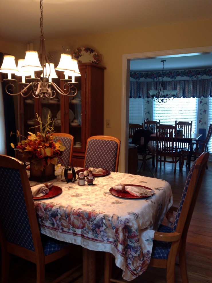Opening kitchen into dining room