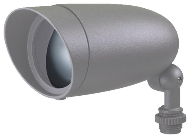 6 Watt LED Landscape Flood 3000K - Light Gray - Transitional - Outdoor ...