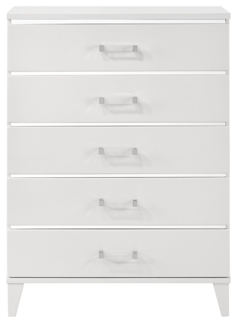 Chelsie Chest, White Finish - Transitional - Dressers - by Acme ...