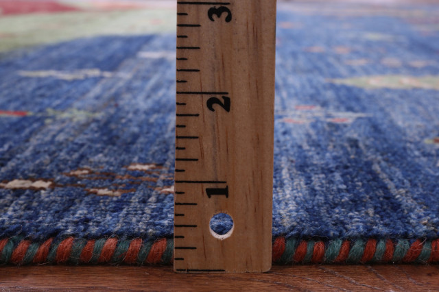 Hand Knotted Tribal Persian Gabbeh Wool Rug 5' 9" X 7' 10" - Q20639, 5 ...