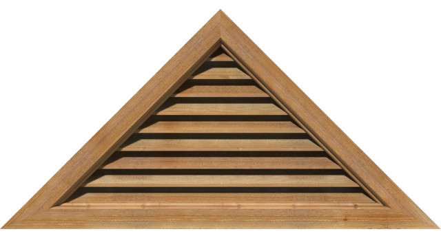 Arch Top Gable Vent, Western Red Cedar Gable Vent With Decorative Face ...